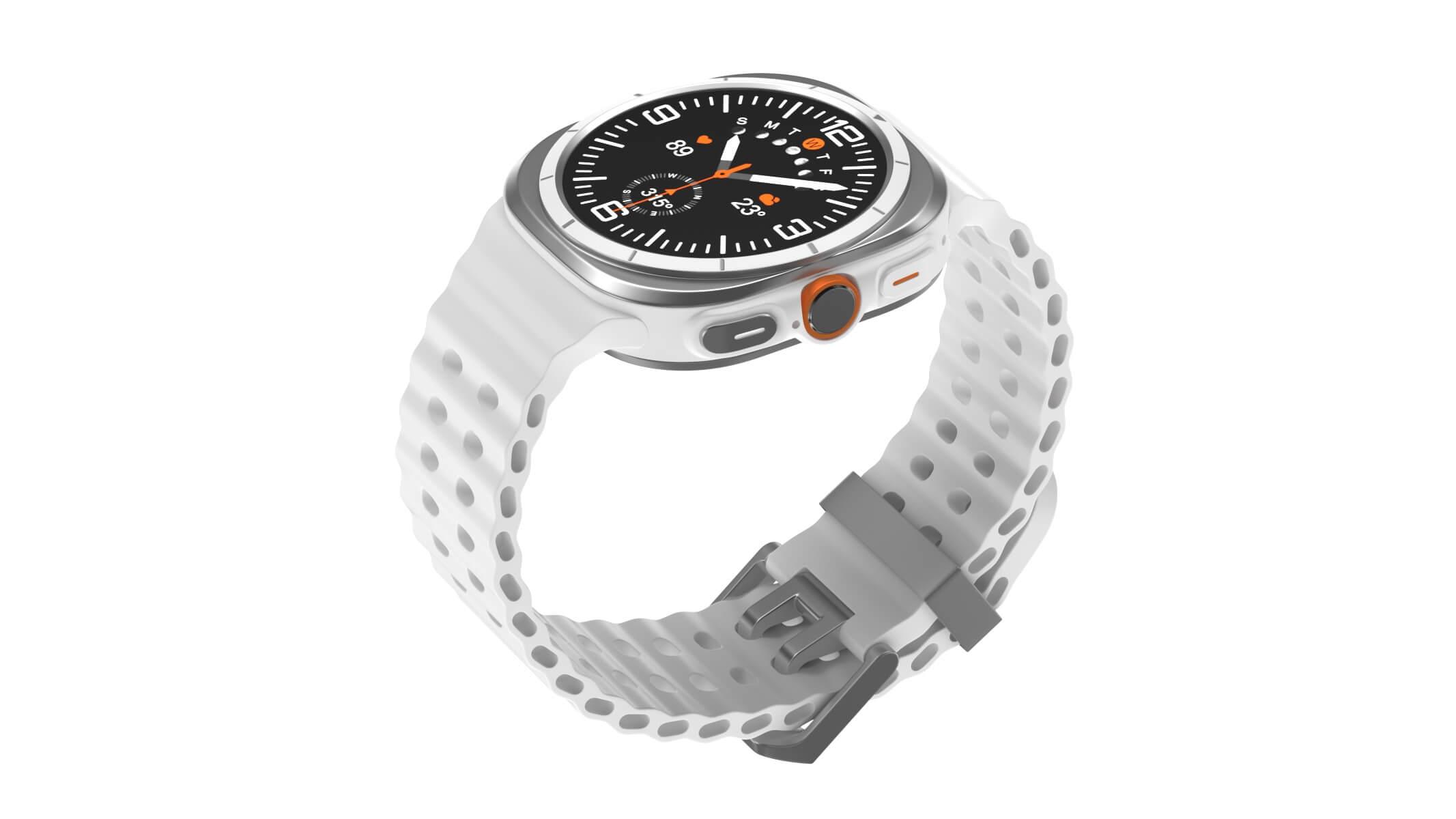 Samsung Galaxy Watch Ultra Titanium White - 3D Model by frezzy