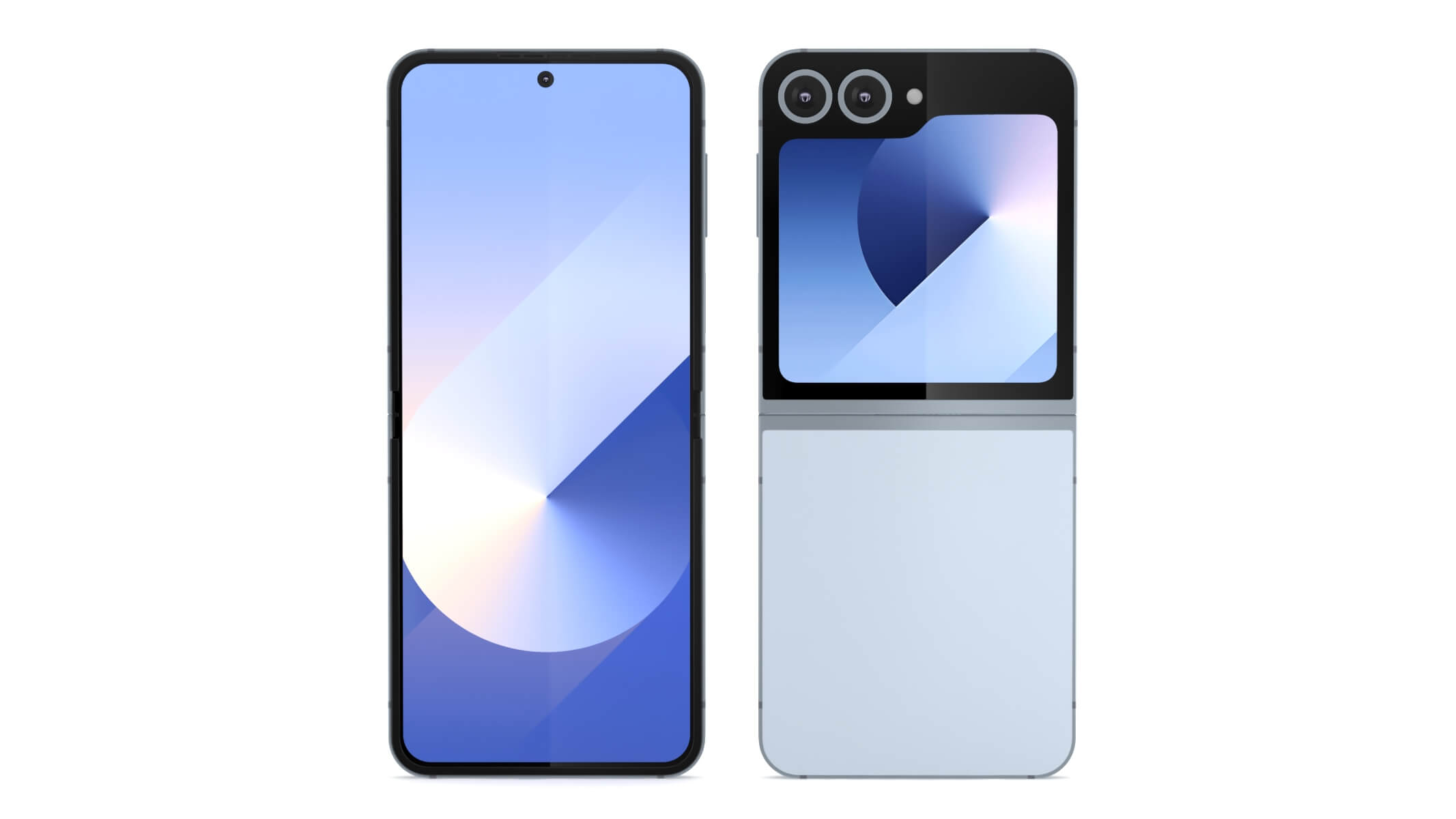 Samsung Galaxy Z Flip6 Blue - 3D Model by frezzy