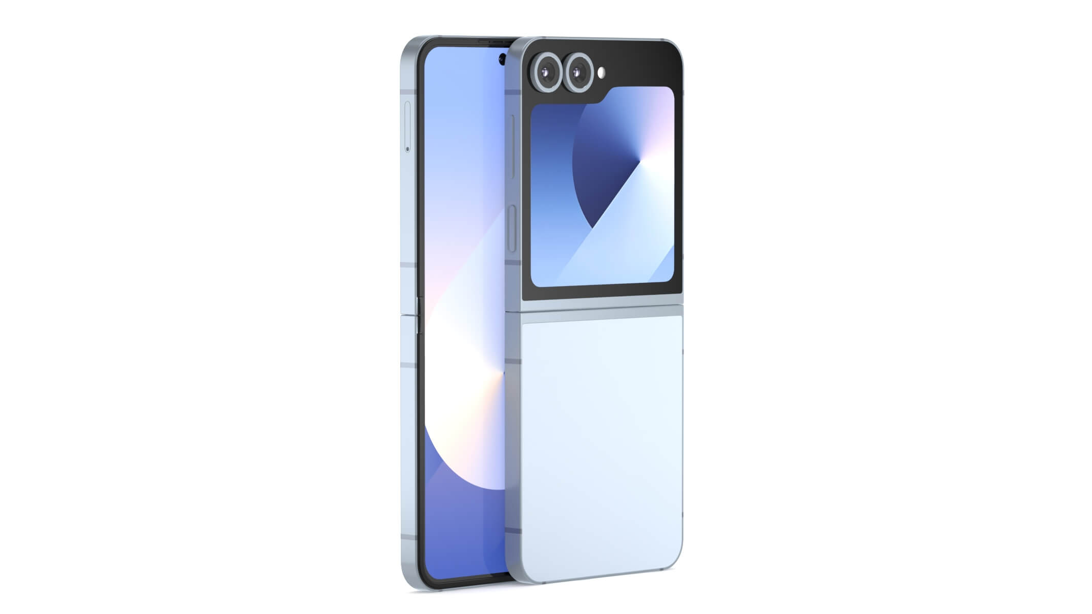 Samsung Galaxy Z Flip6 Blue - 3D Model by frezzy