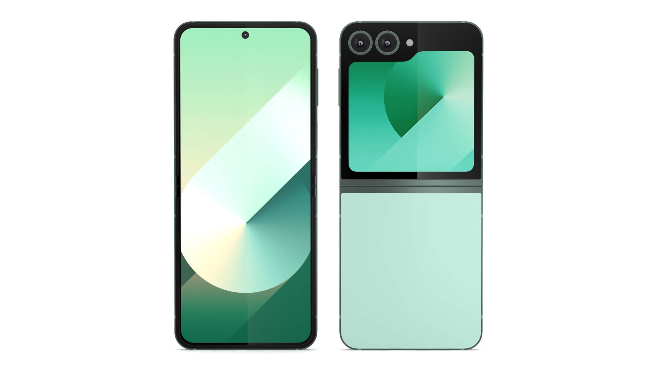 Samsung Galaxy Z Flip6 Mint - 3D Model by frezzy