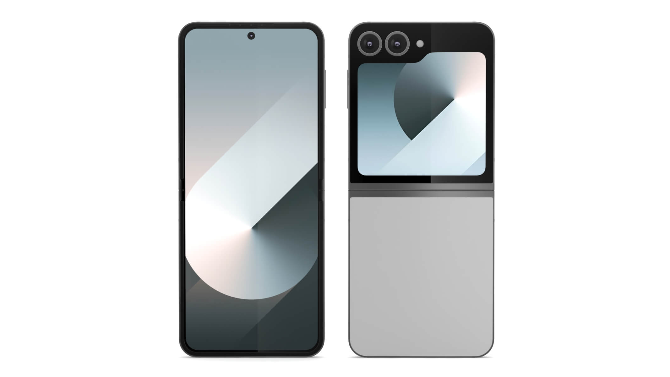 Samsung Galaxy Z Flip6 Silver Shadow - 3D Model by frezzy