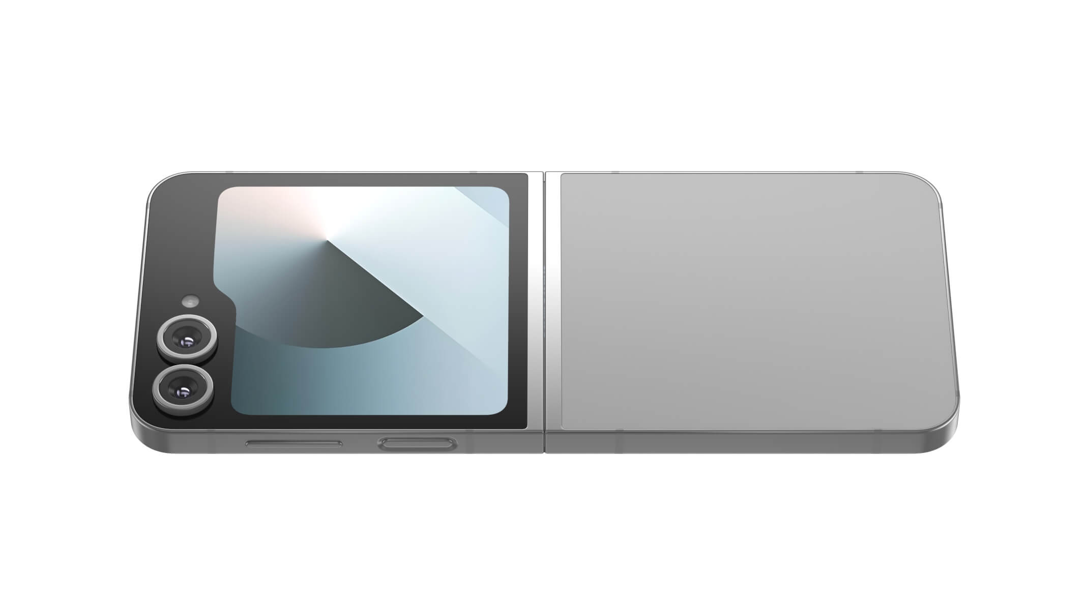 Samsung Galaxy Z Flip6 Silver Shadow - 3D Model by frezzy