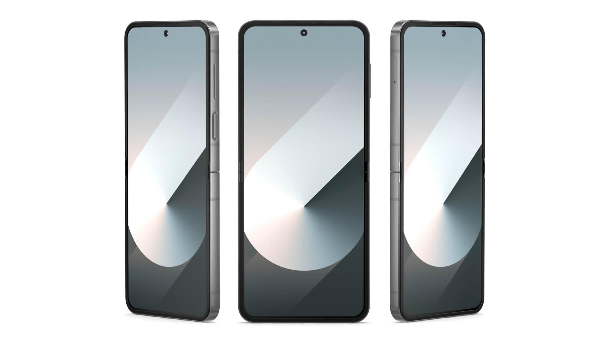 Samsung Galaxy Z Flip6 Silver Shadow - 3D Model by frezzy