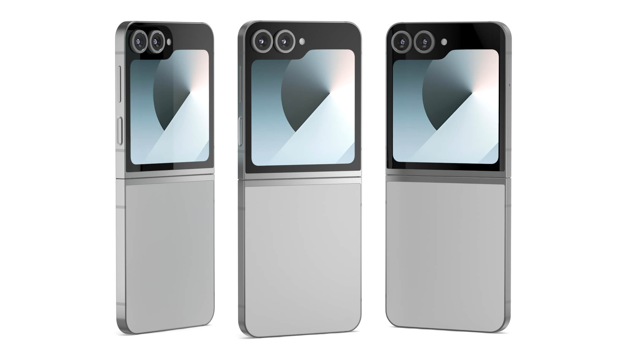 Samsung Galaxy Z Flip6 Silver Shadow - 3D Model by frezzy