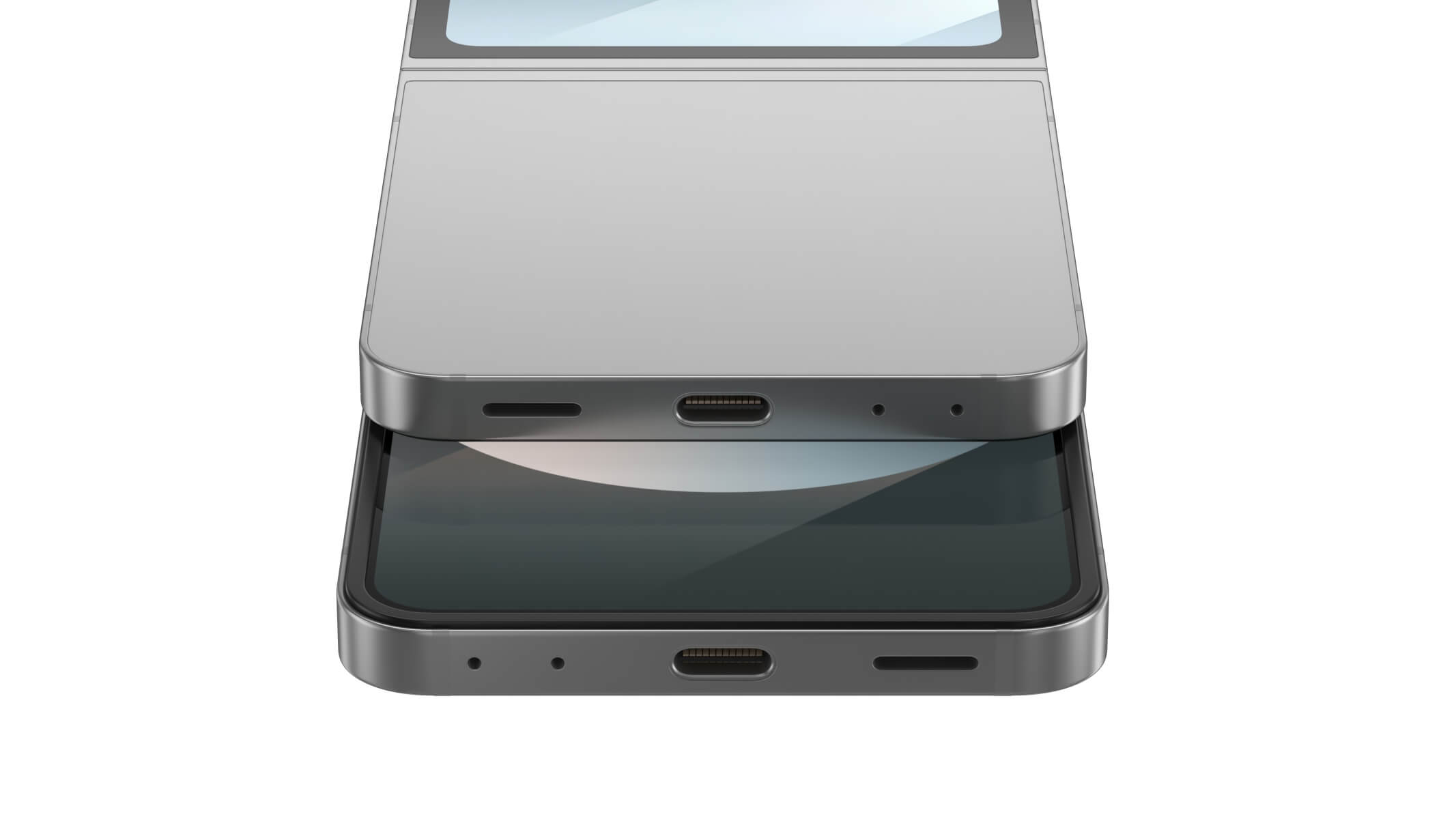 Samsung Galaxy Z Flip6 Silver Shadow - 3D Model by frezzy