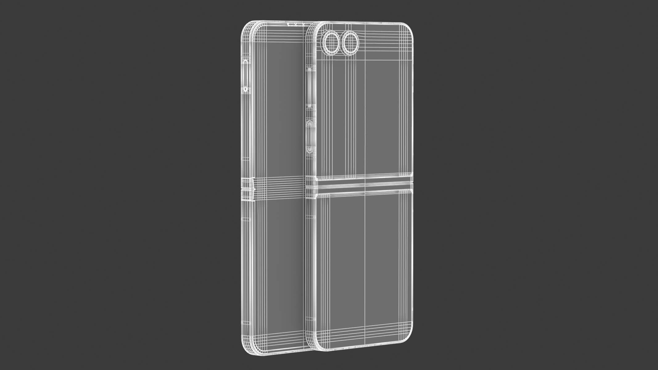 Samsung Galaxy Z Flip6 Silver Shadow - 3D Model by frezzy
