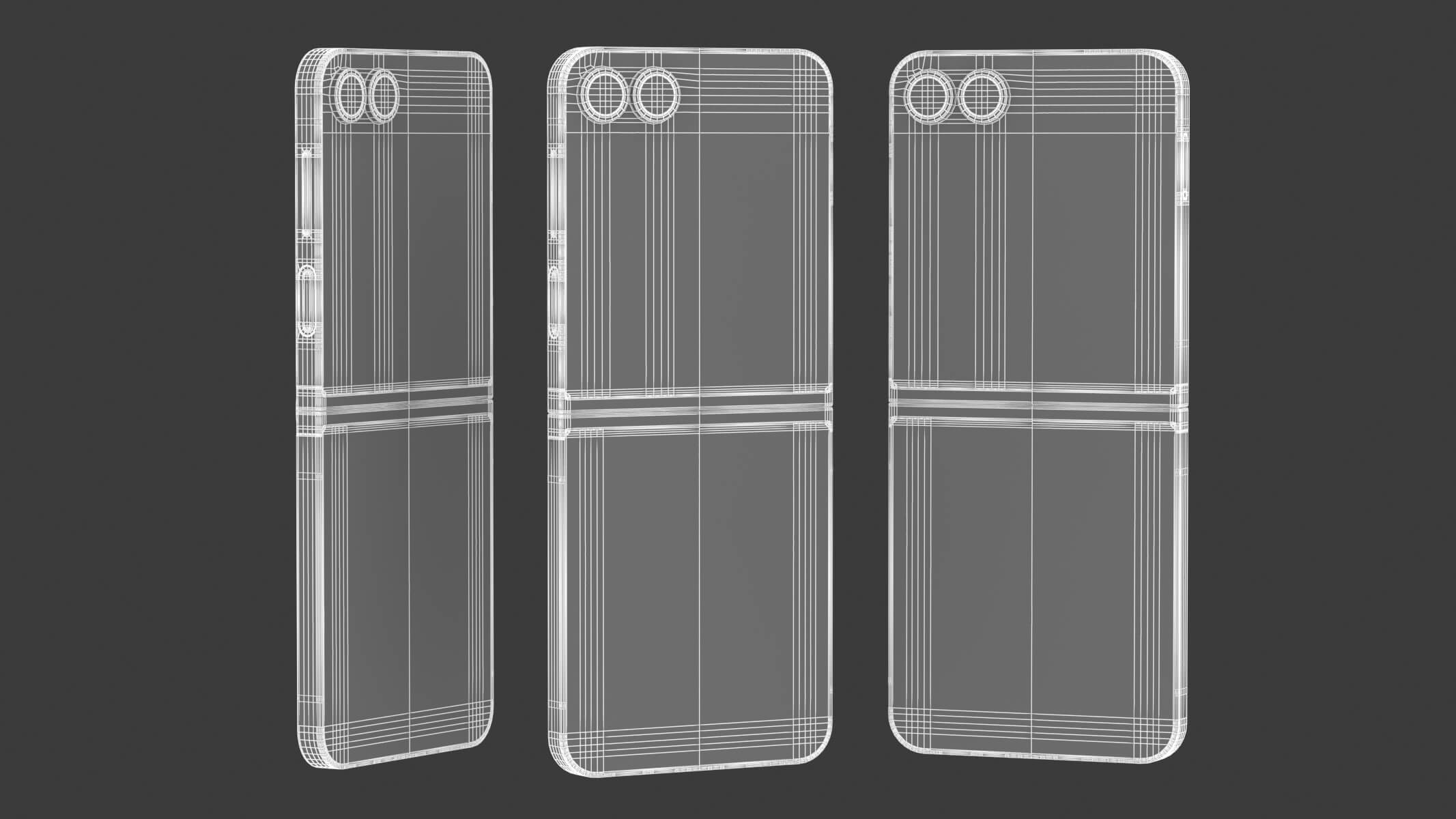 Samsung Galaxy Z Flip6 Silver Shadow - 3D Model by frezzy