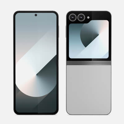 Samsung Galaxy Z Flip6 Silver Shadow - 3D Model by frezzy