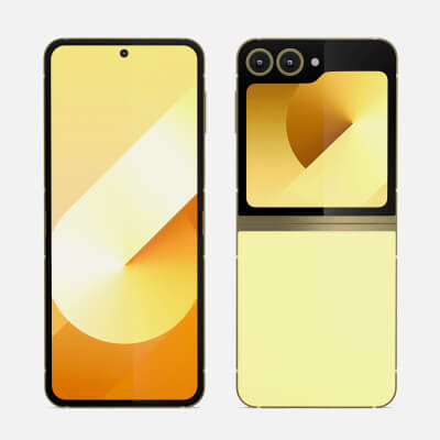 Samsung Galaxy Z Flip6 Yellow - 3D Model by frezzy