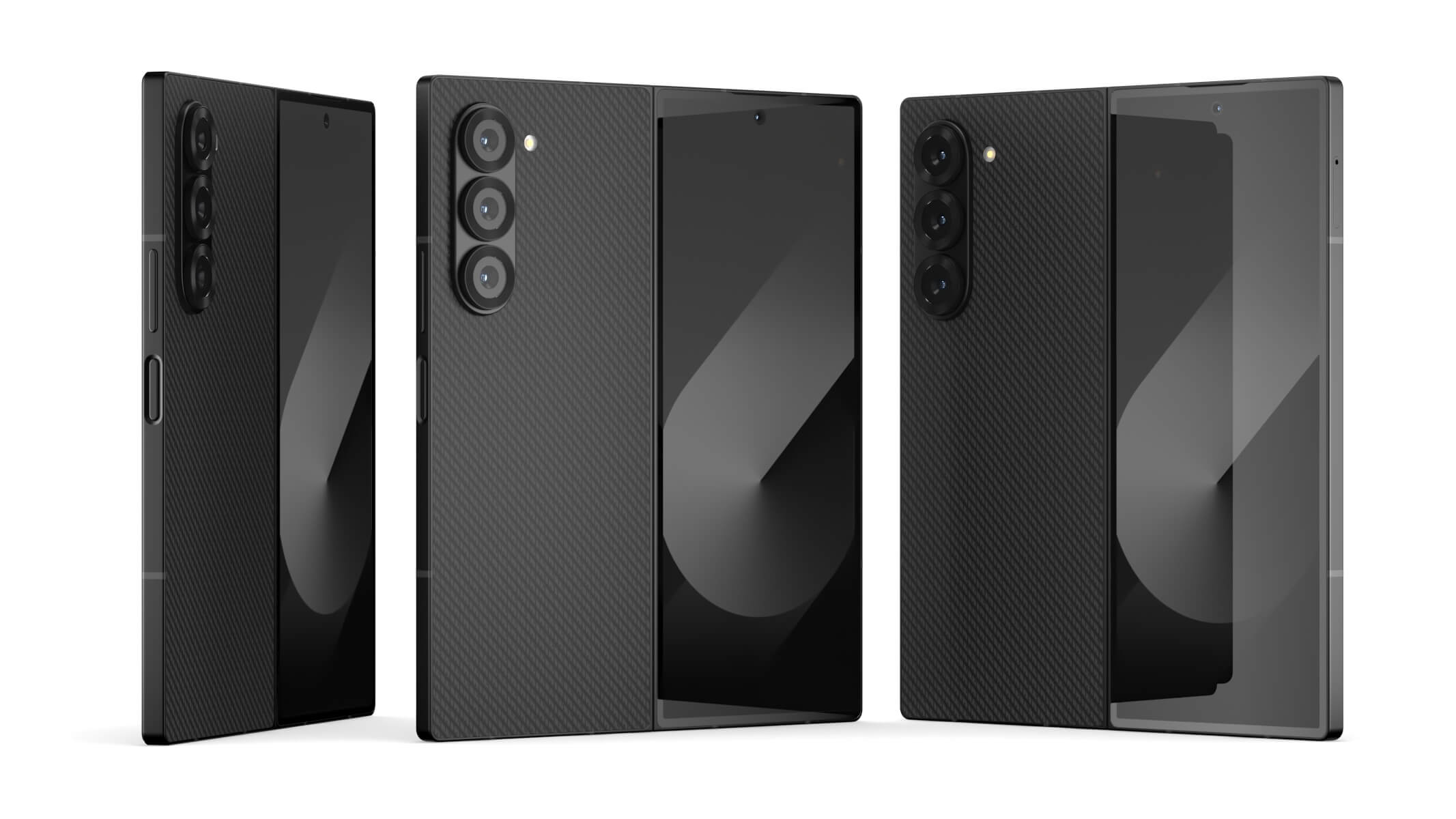 Samsung Galaxy Z Fold6 Black - 3D Model by frezzy