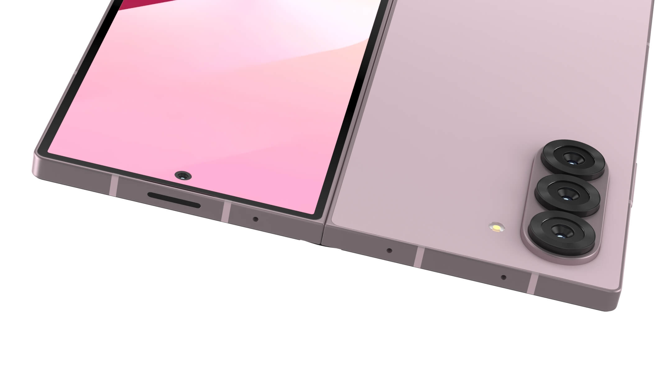 Samsung Galaxy Z Fold6 Pink - 3D Model by frezzy