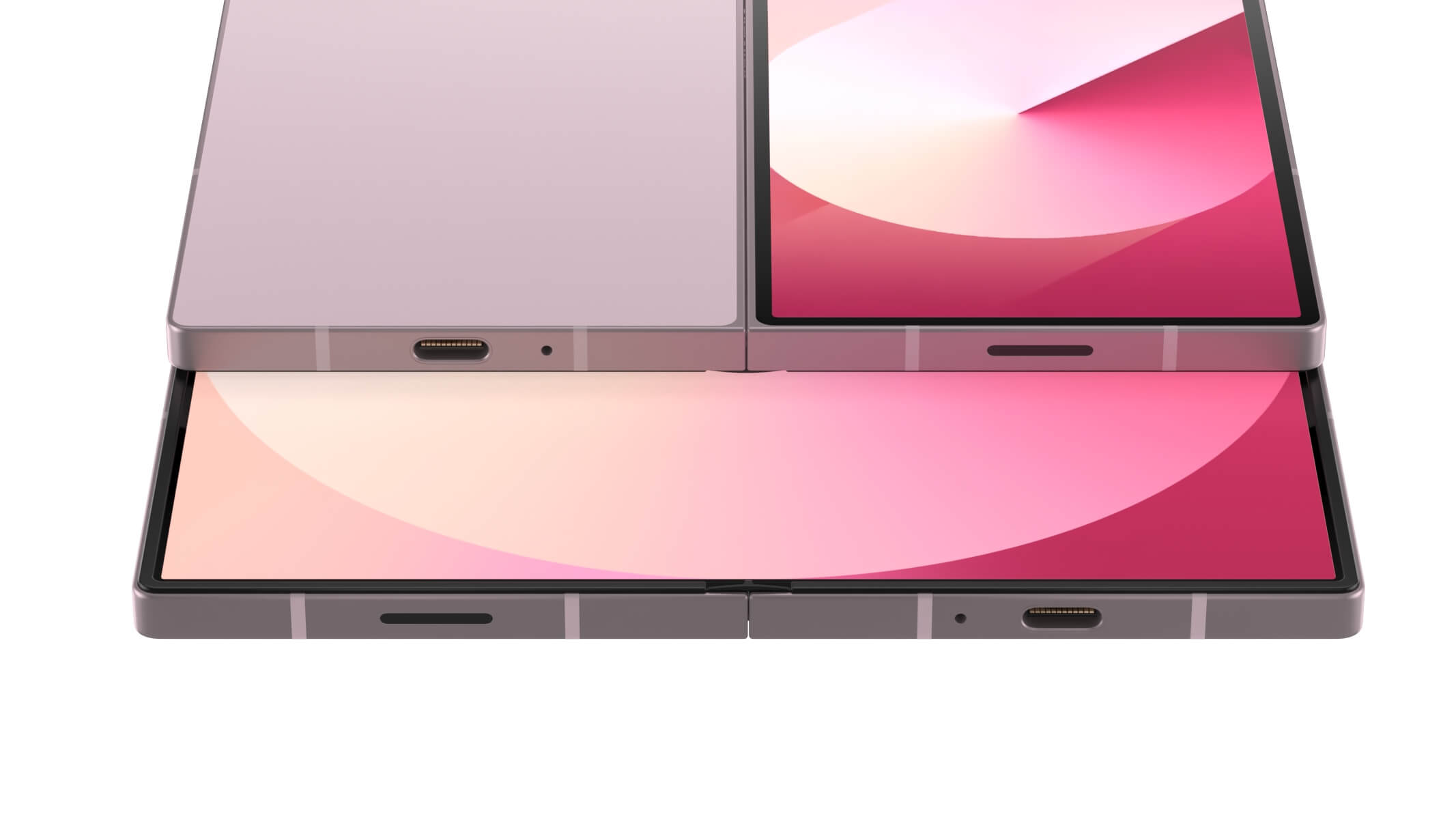 Samsung Galaxy Z Fold6 Pink - 3D Model by frezzy