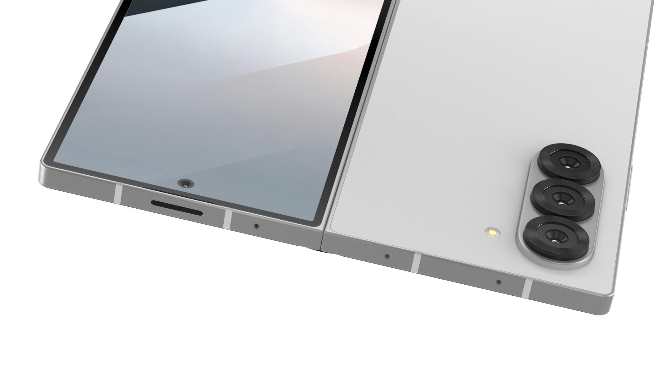 Samsung Galaxy Z Fold6 White - 3D Model by frezzy