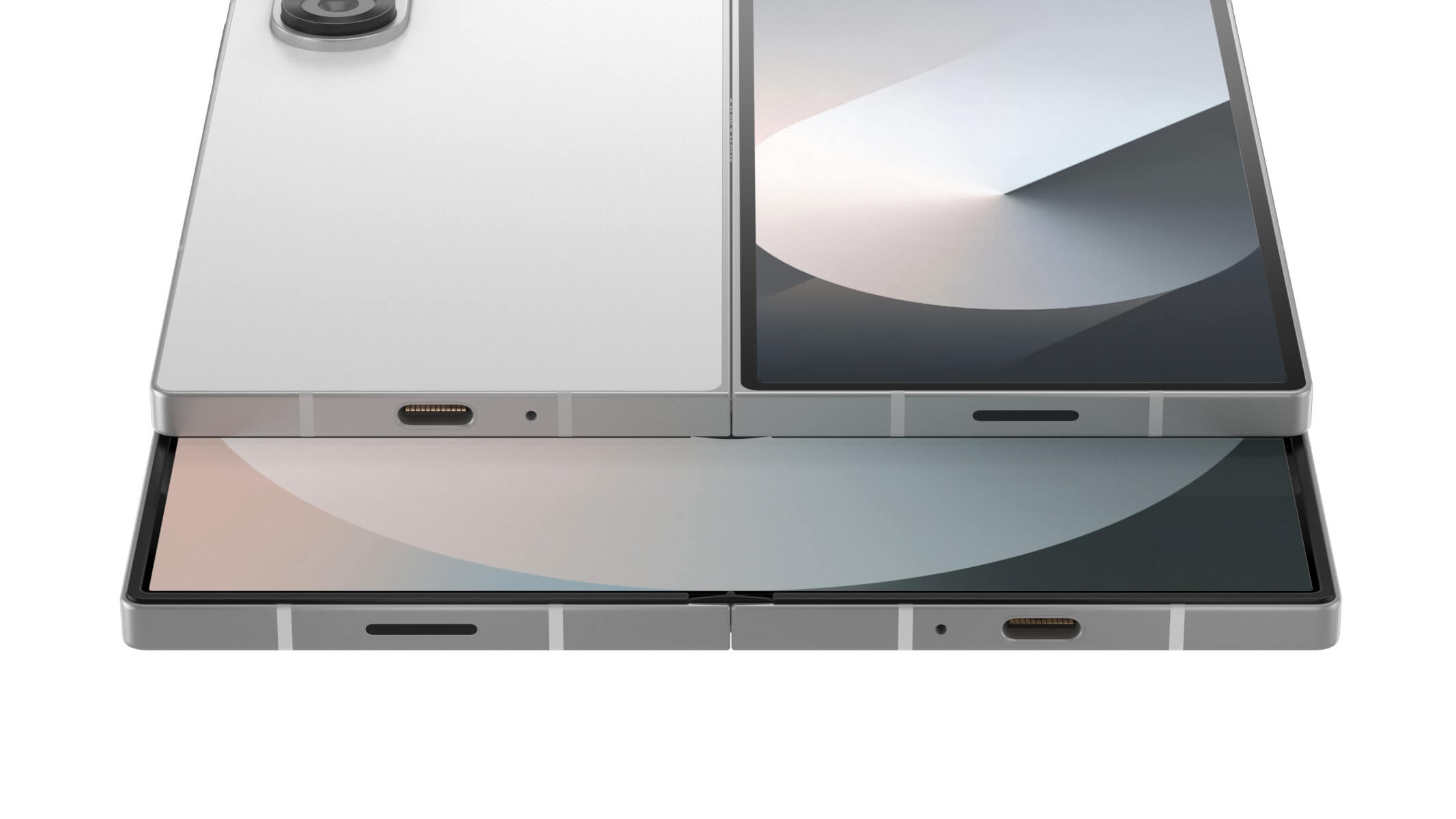 Samsung Galaxy Z Fold6 White - 3D Model by frezzy