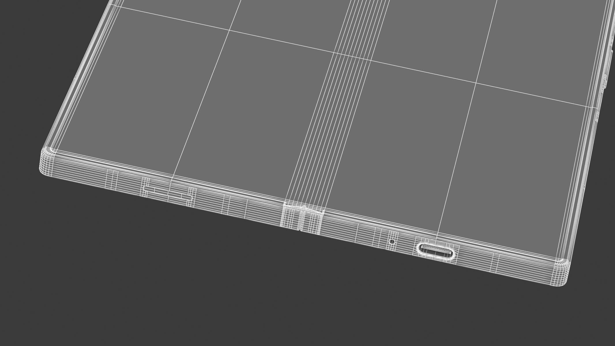 Samsung Galaxy Z Fold6 White - 3D Model by frezzy