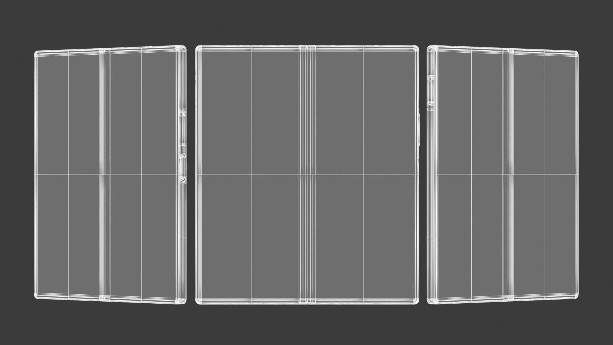 Samsung Galaxy Z Fold6 White - 3D Model by frezzy