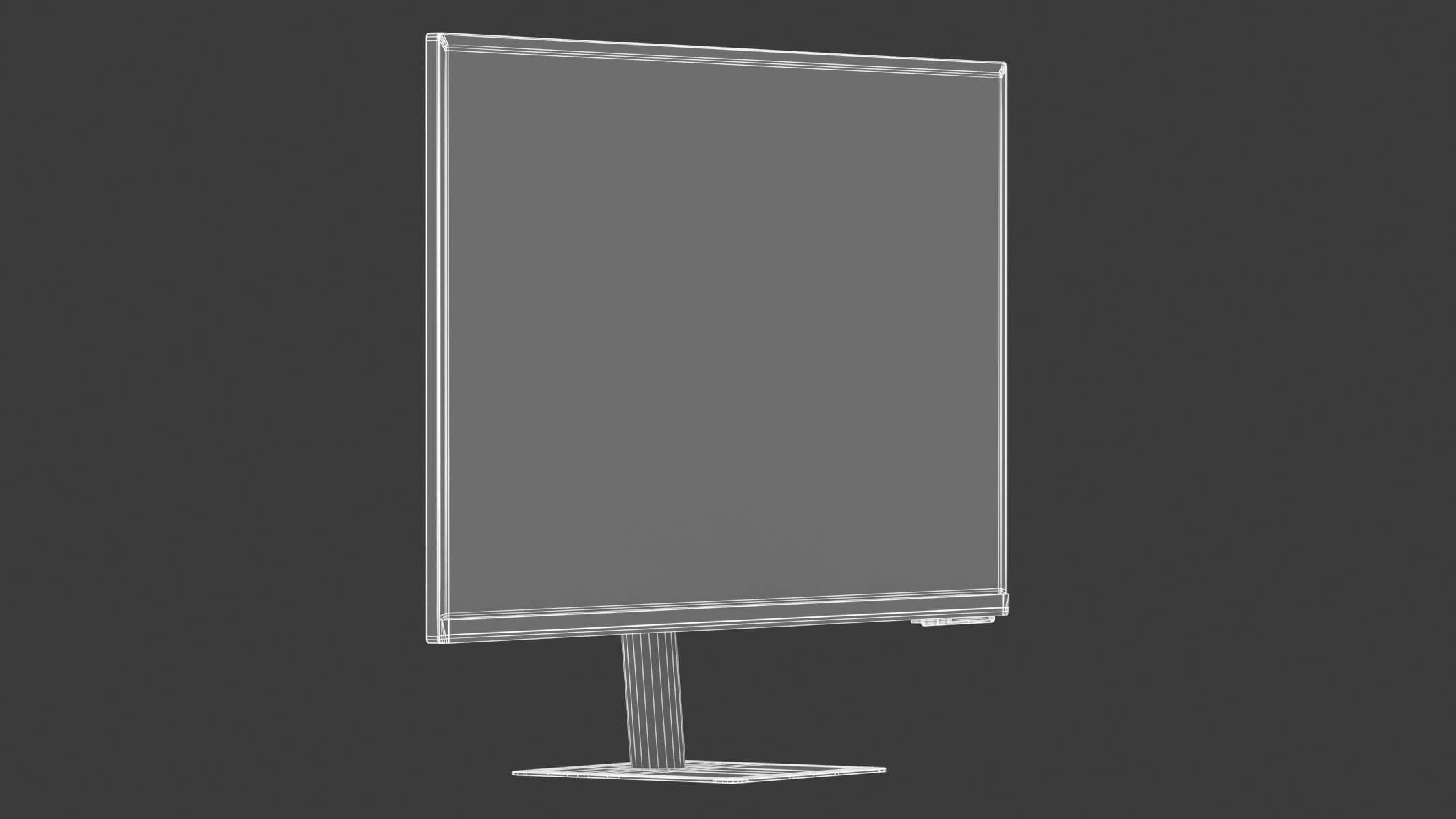 Samsung M70C Smart Monitor 4K UHD 32 Inch - 3D Model by frezzy