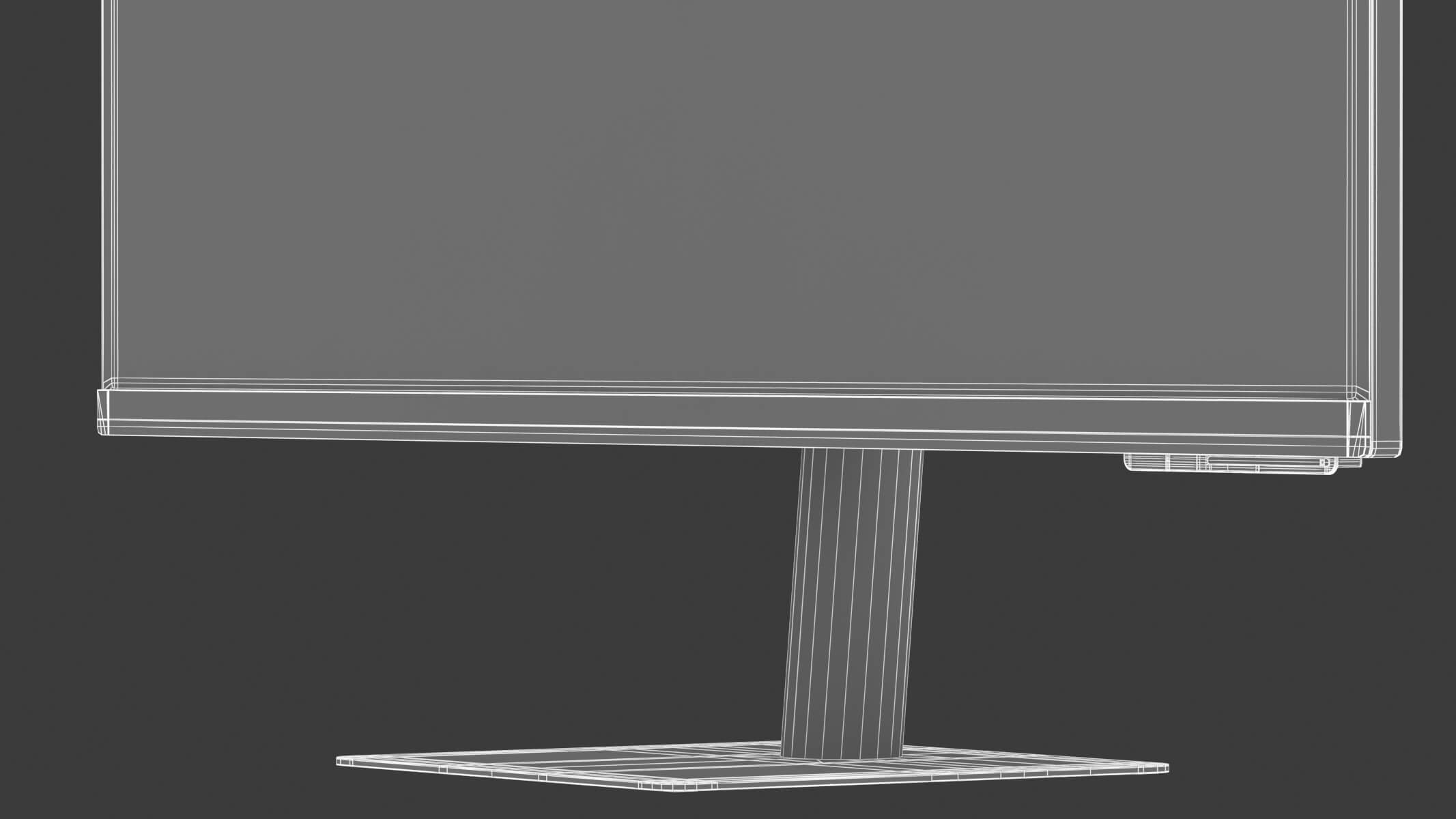 Samsung M70C Smart Monitor 4K UHD 32 Inch - 3D Model by frezzy