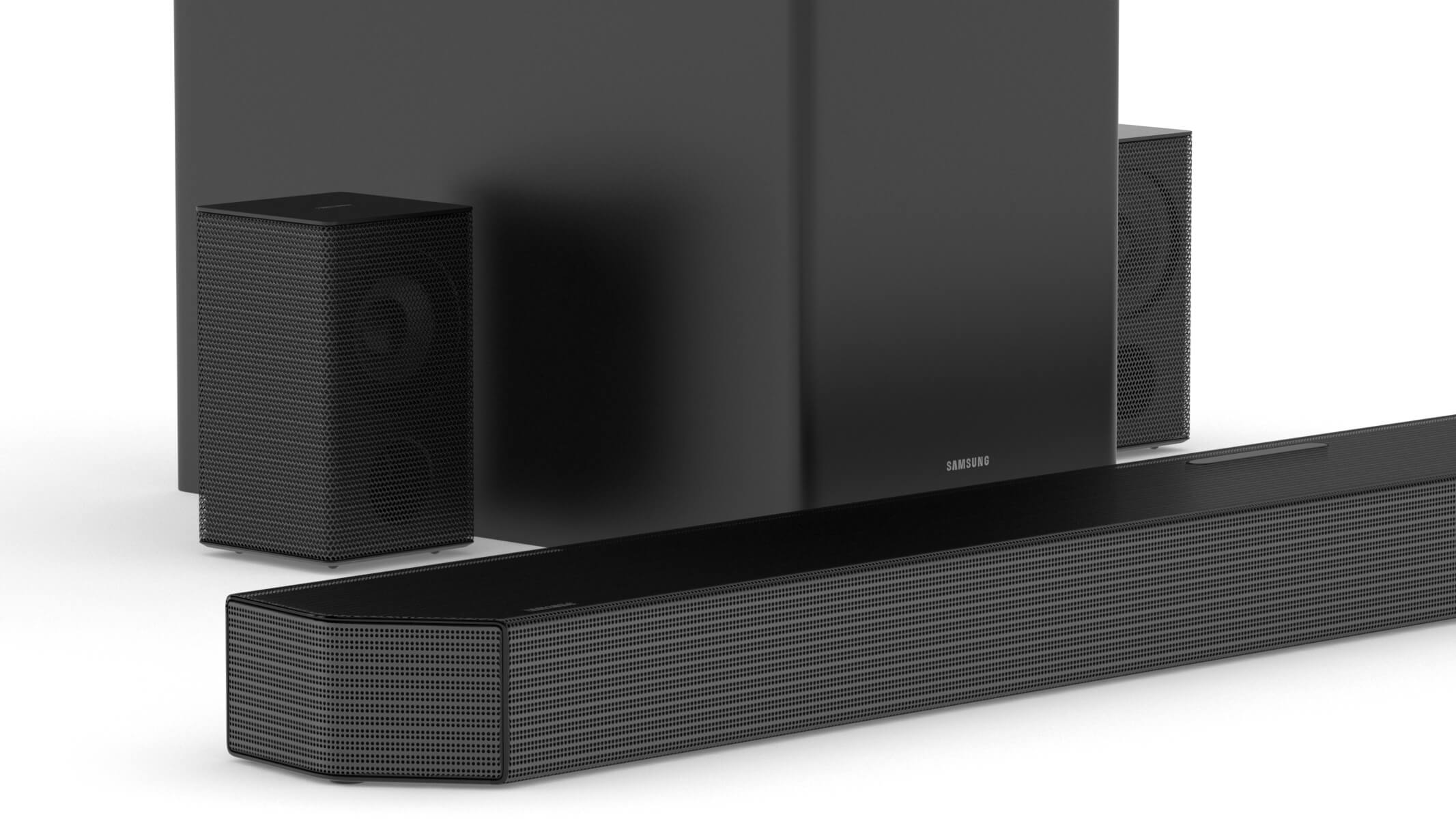 Samsung Q-Series 9.1.2 CH. Wireless Dolby Atmos Soundbar Q91 3D Model ...