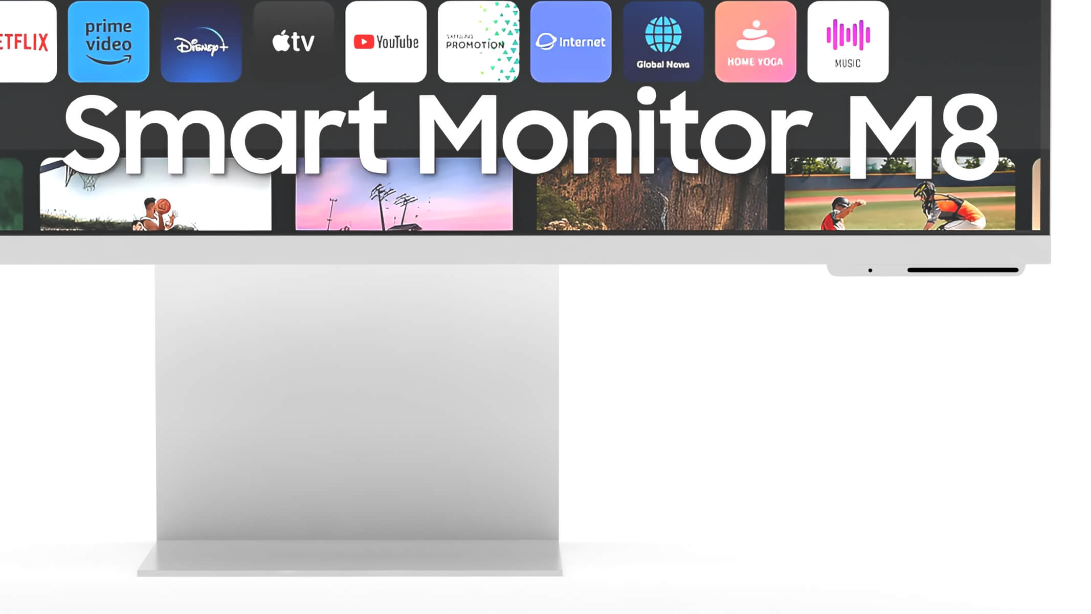Samsung Smart Monitor M8 (M80D) 4K UHD With Streaming TV - 3D Model by ...