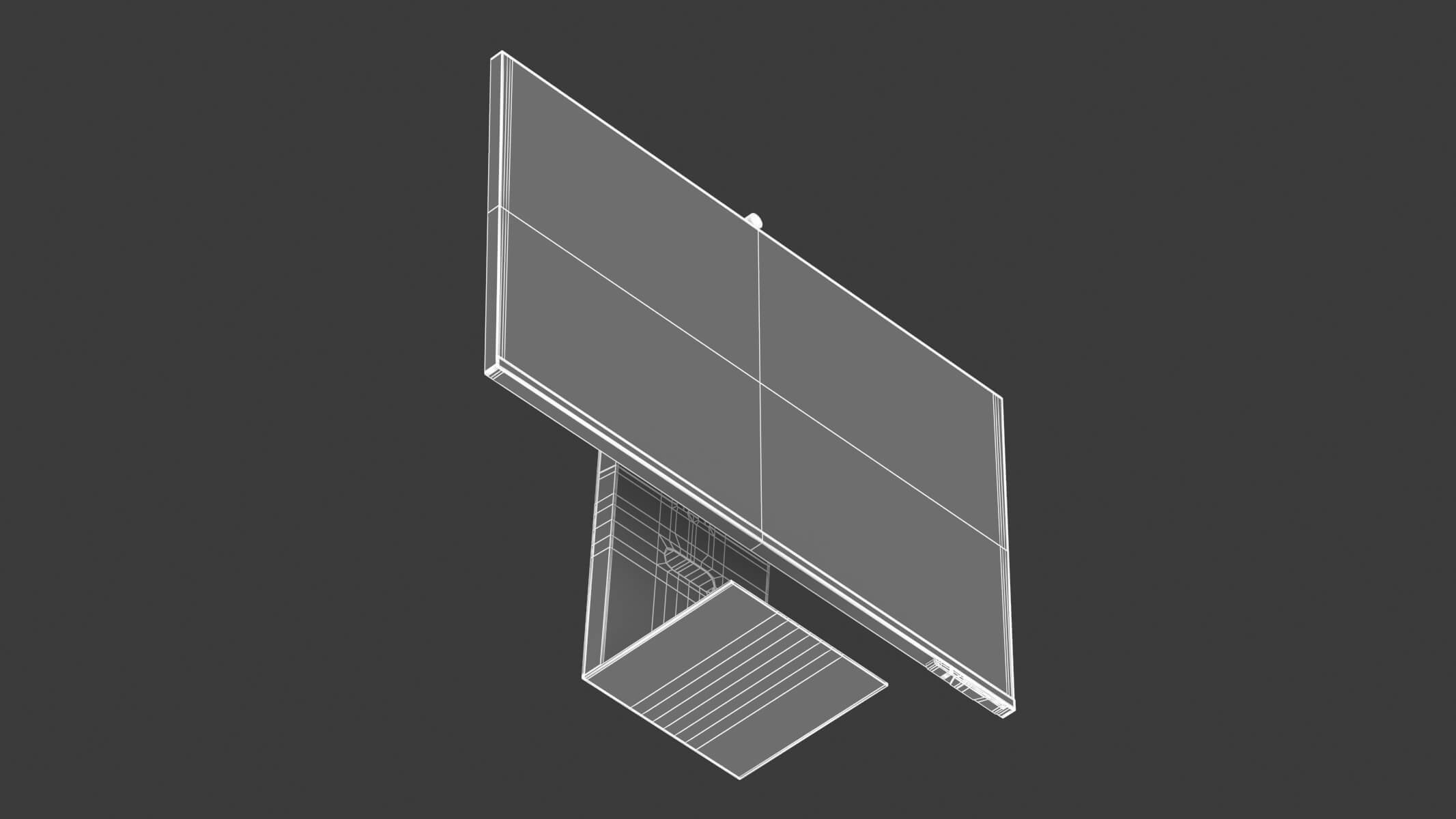 Samsung Smart Monitor M8 (M80D) 4K UHD With Streaming TV - 3D Model by ...