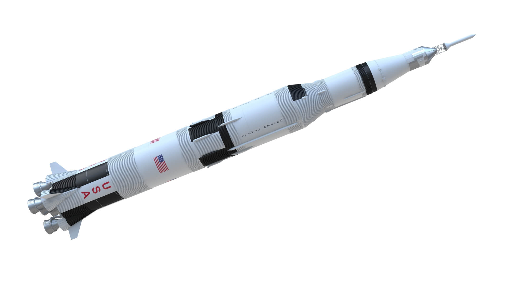 Saturn V - 3D Model by frezzy