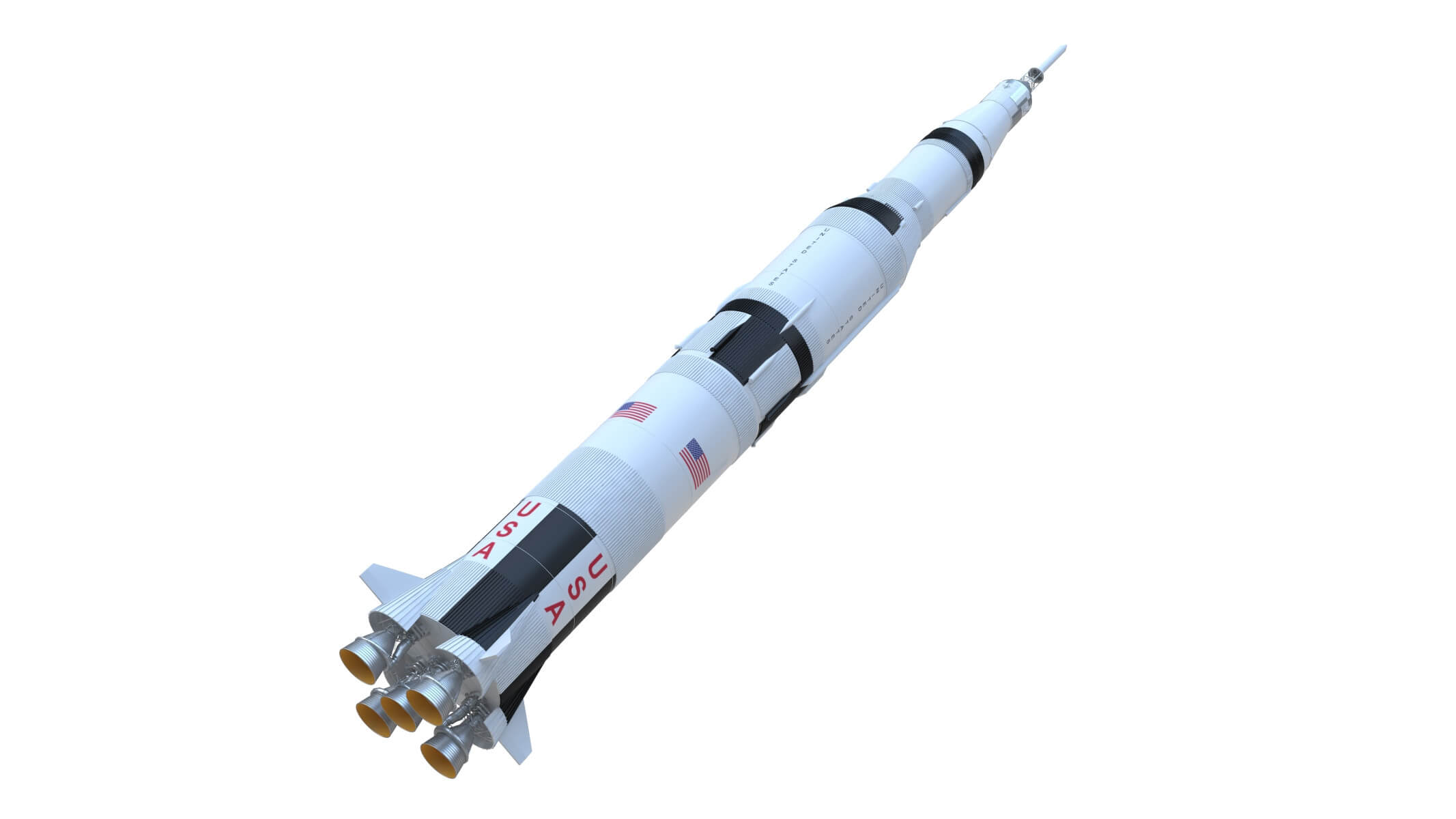 Saturn V - 3D Model by frezzy