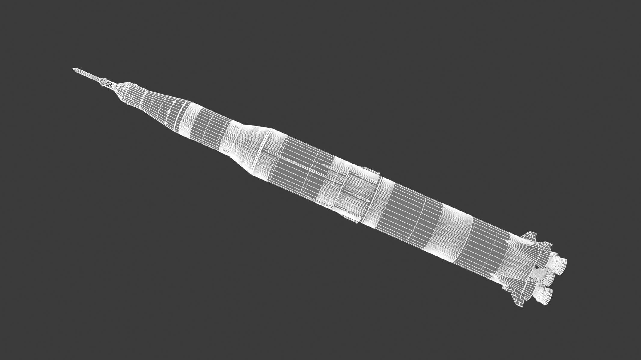 Saturn V - 3D Model by frezzy