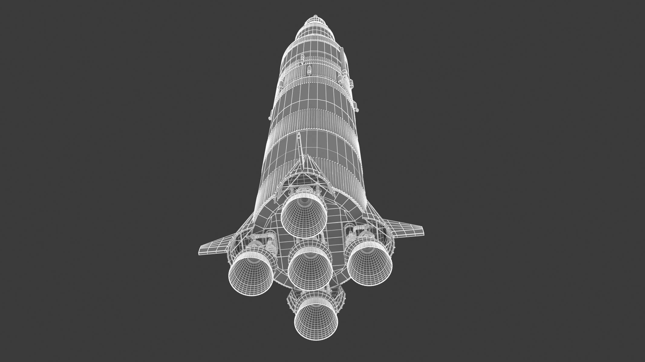 Saturn V - 3D Model by frezzy