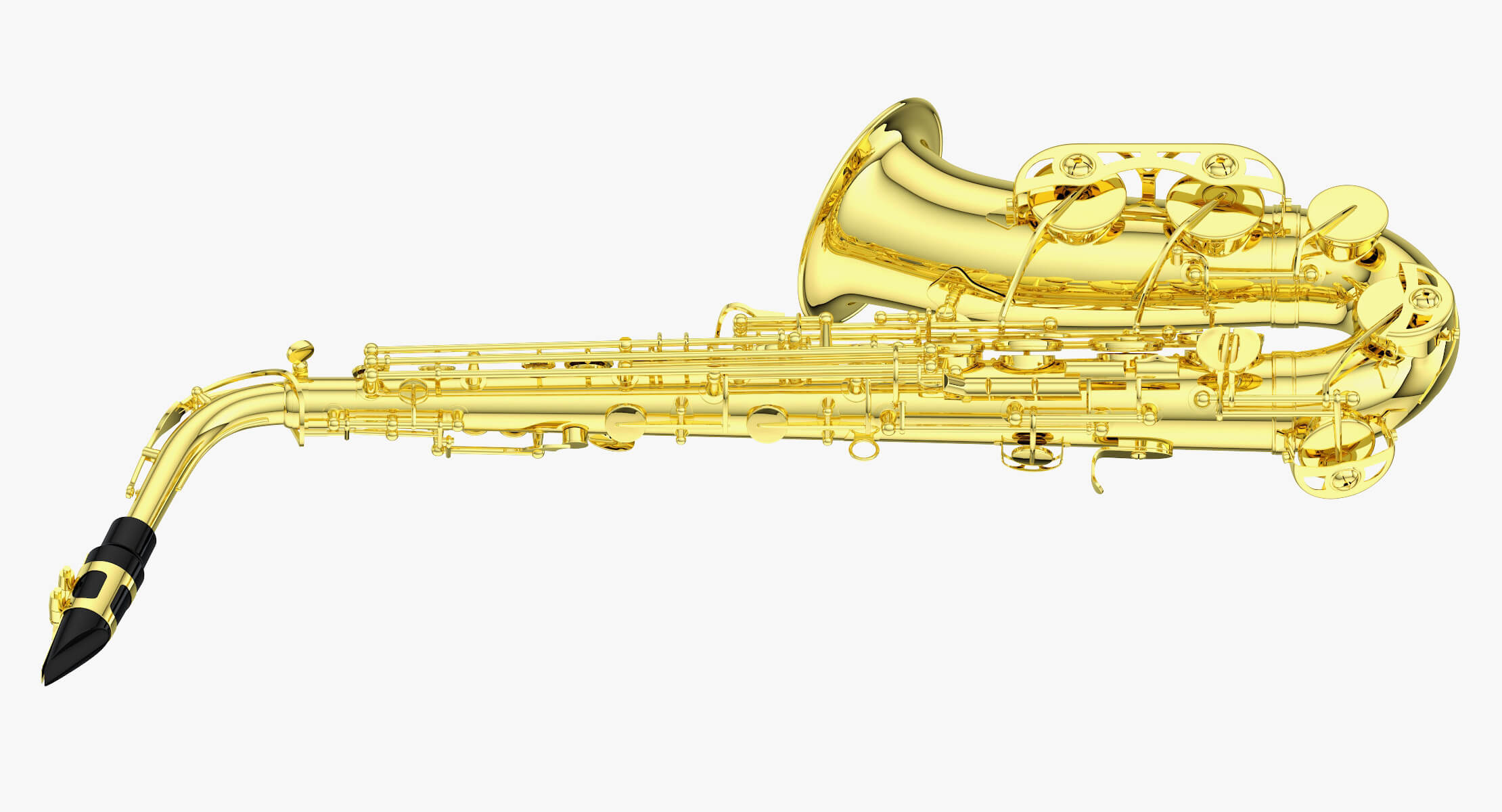 Saxophone - 3D Model by frezzy