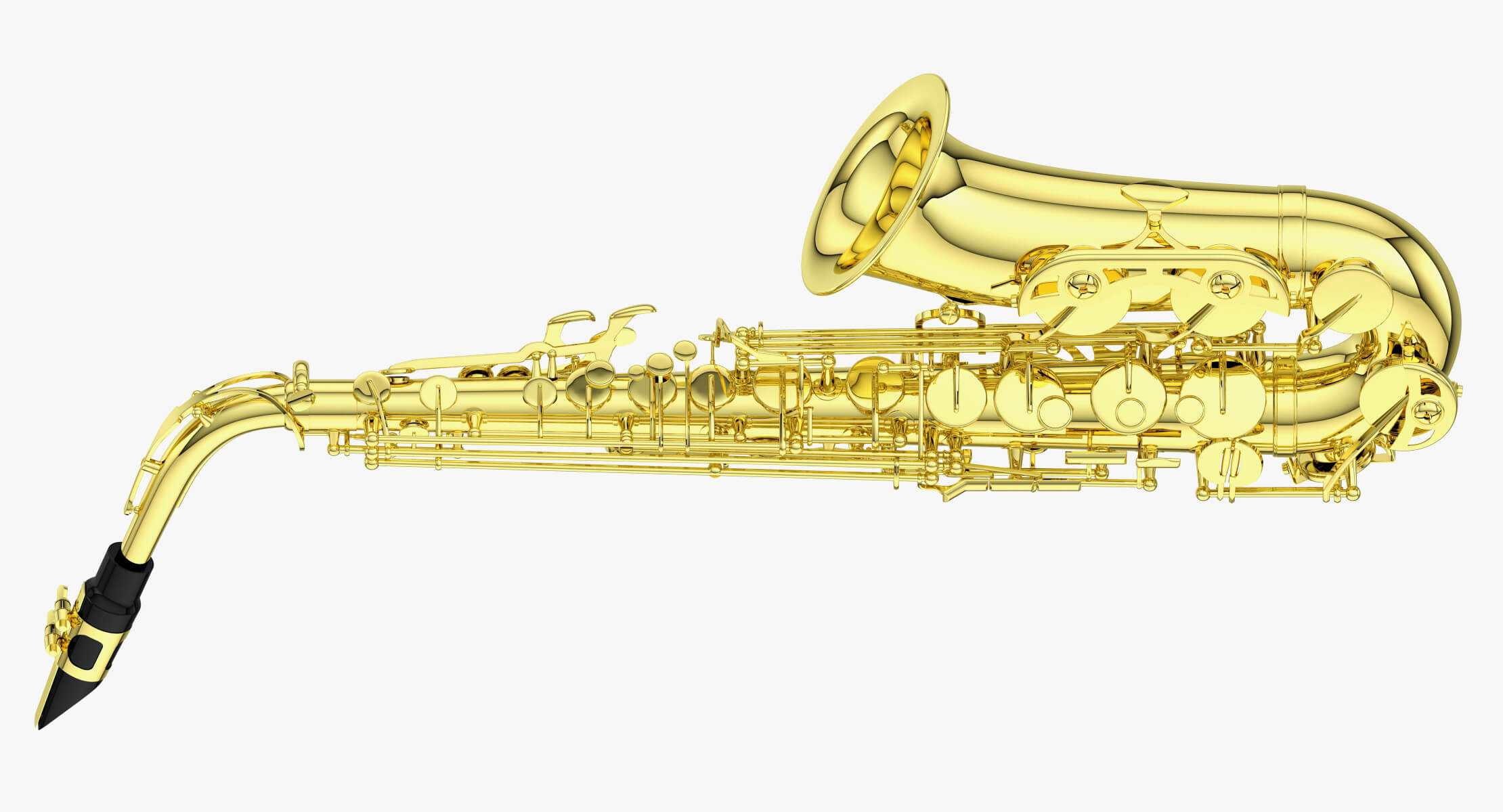 Saxophone - 3D Model by frezzy