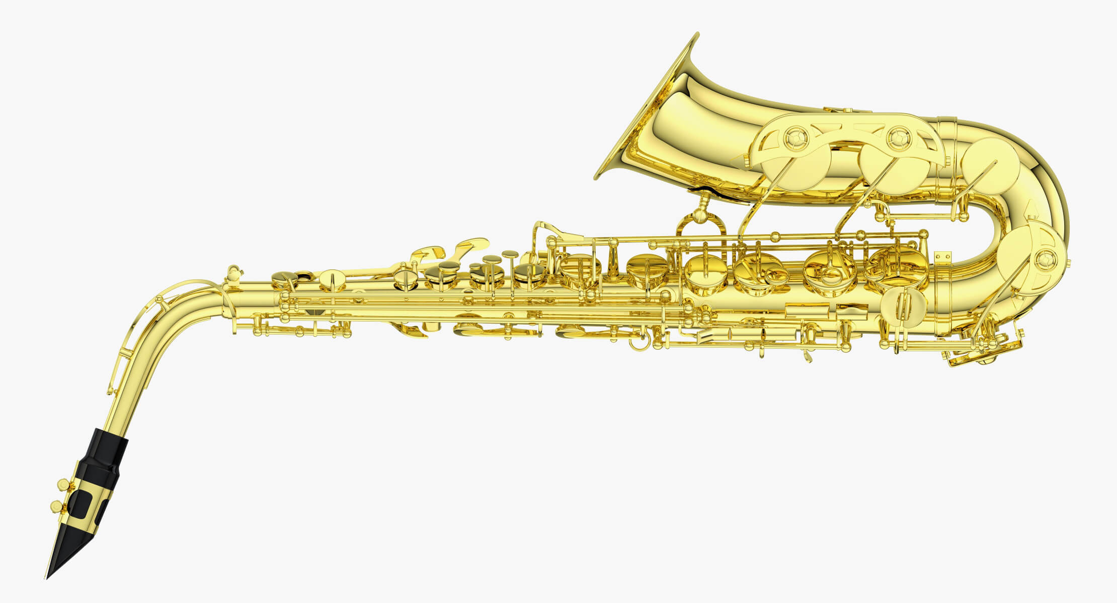 Saxophone - 3D Model by frezzy