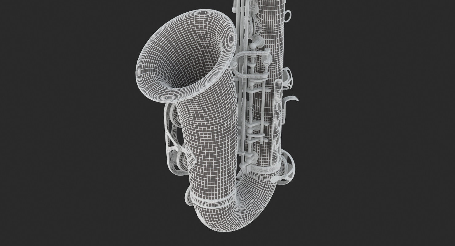 Saxophone - 3D Model by frezzy