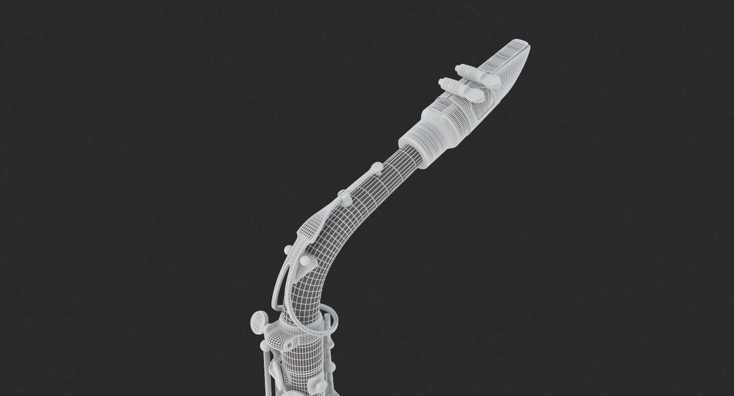 Saxophone - 3D Model by frezzy
