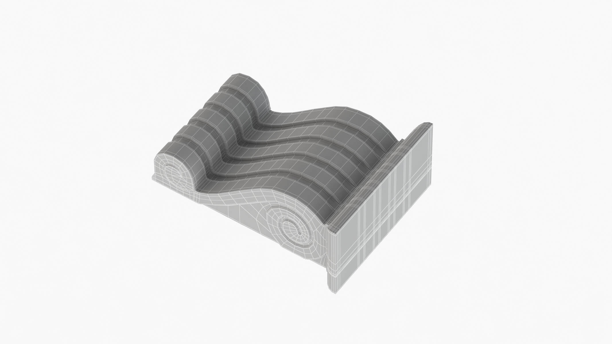 Scroll Corbel 22 - 3D Model by frezzy