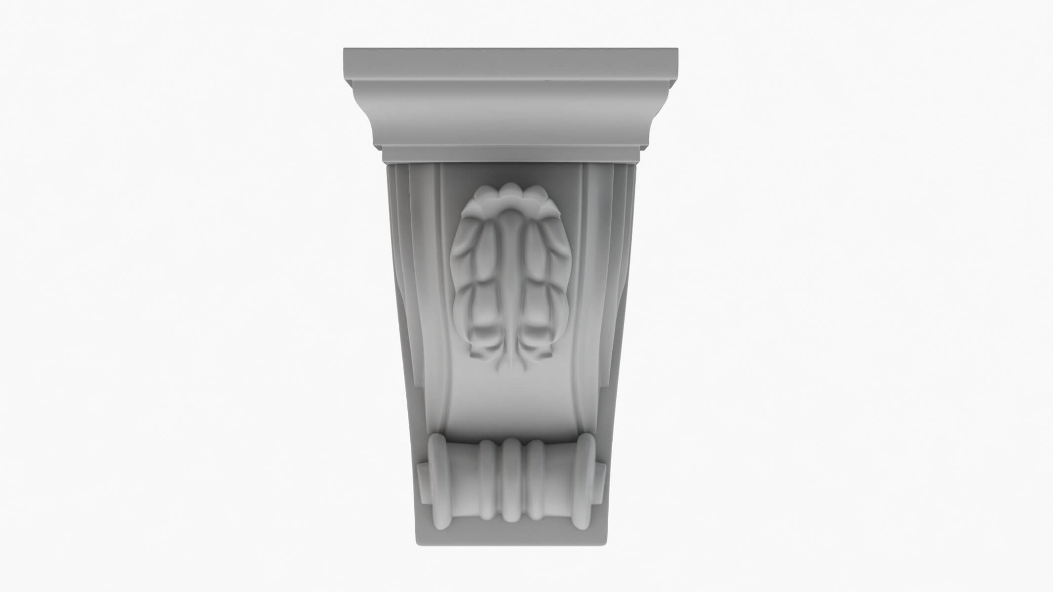Scroll Corbel 29 - 3D Model by frezzy