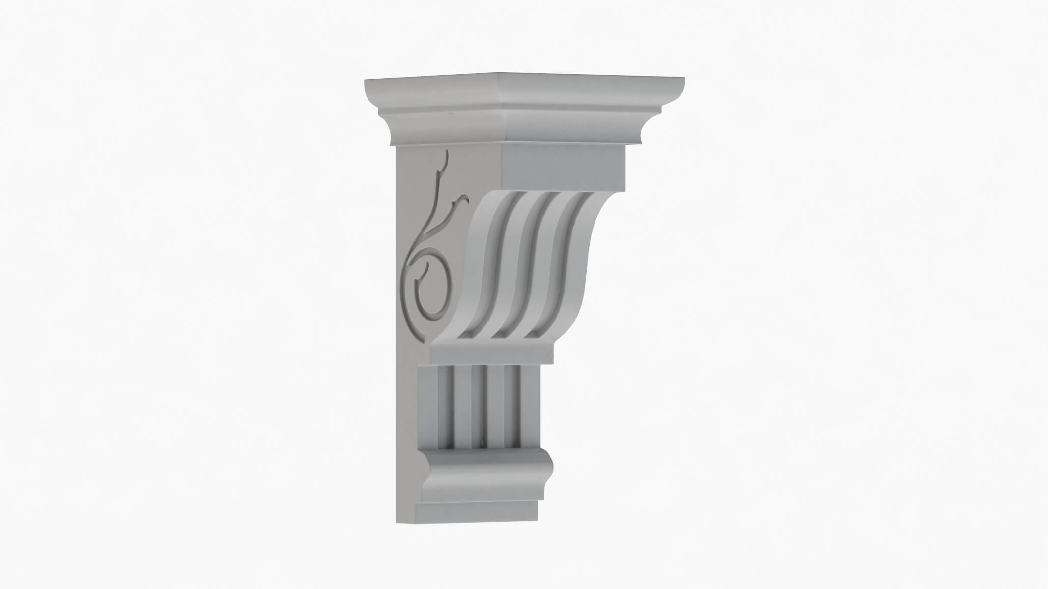 Scroll Corbel 47 - 3D Model by frezzy