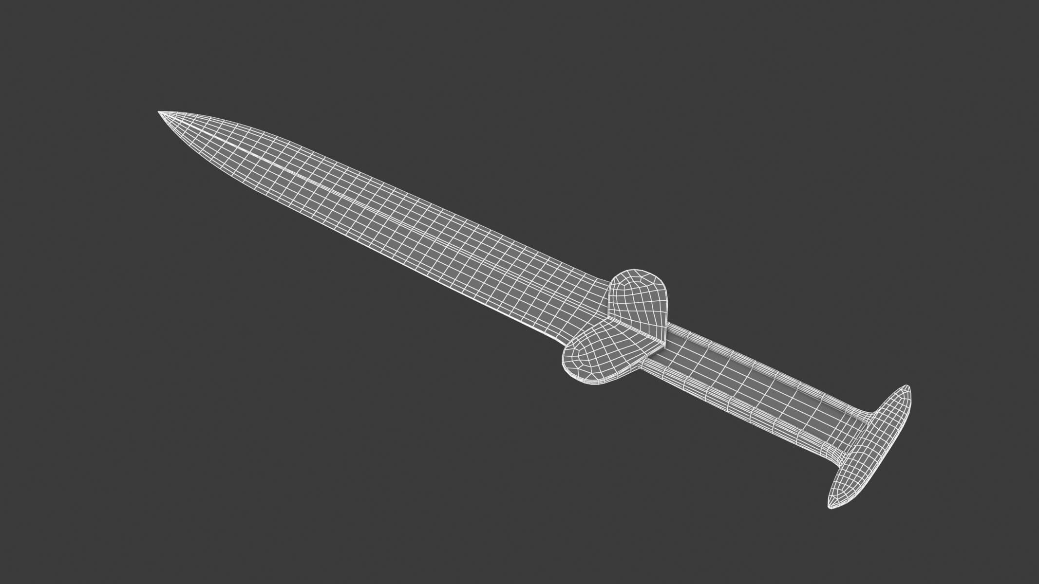 Scythian Acinaces - 3D Model by frezzy