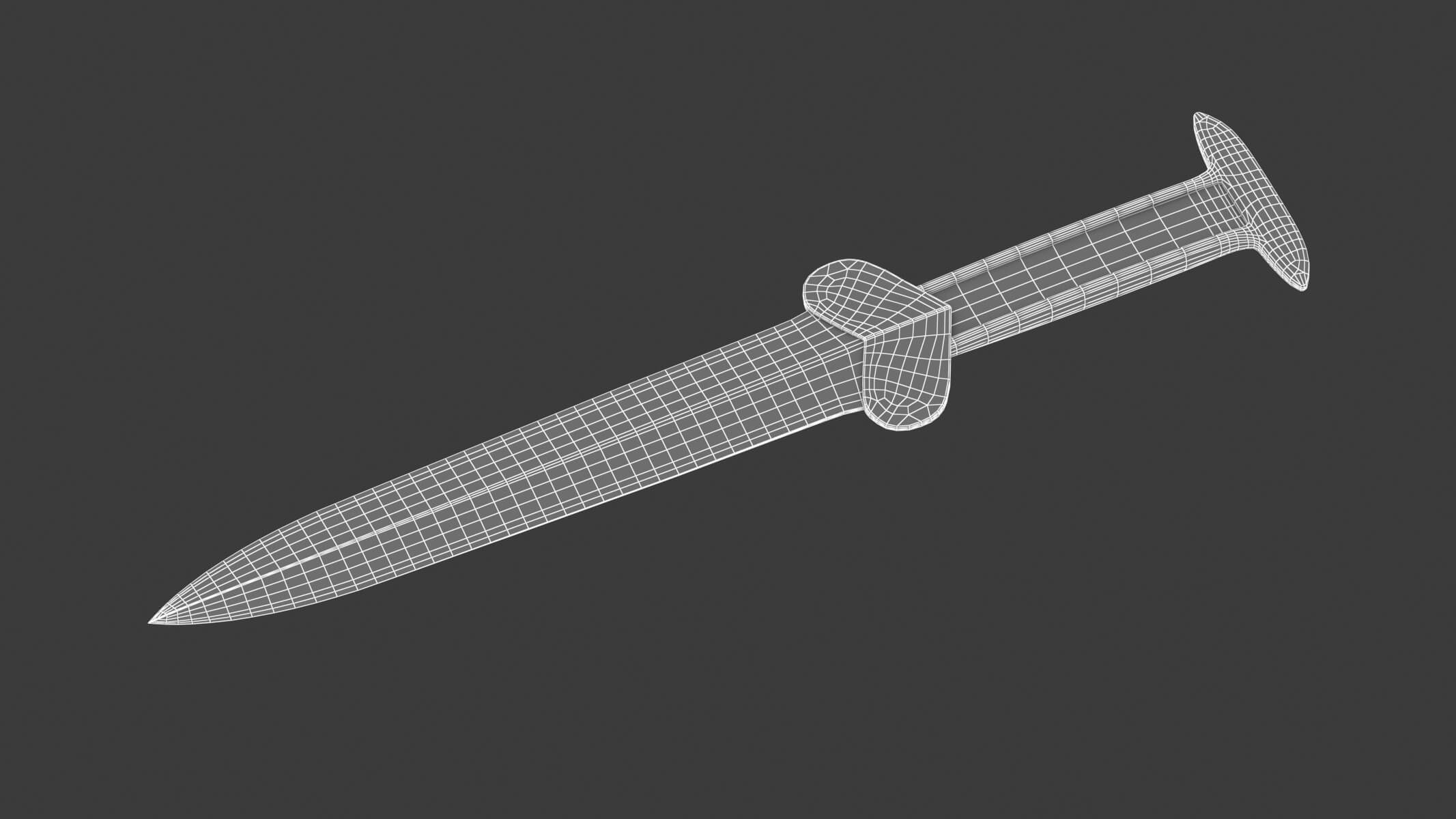 Scythian Acinaces - 3D Model by frezzy