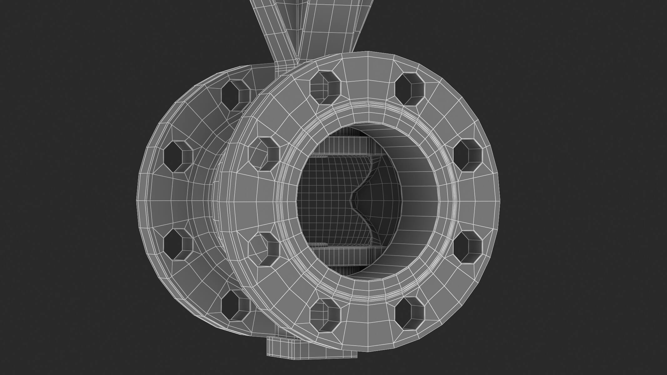 Segment Ball Valve - 3D Model by frezzy