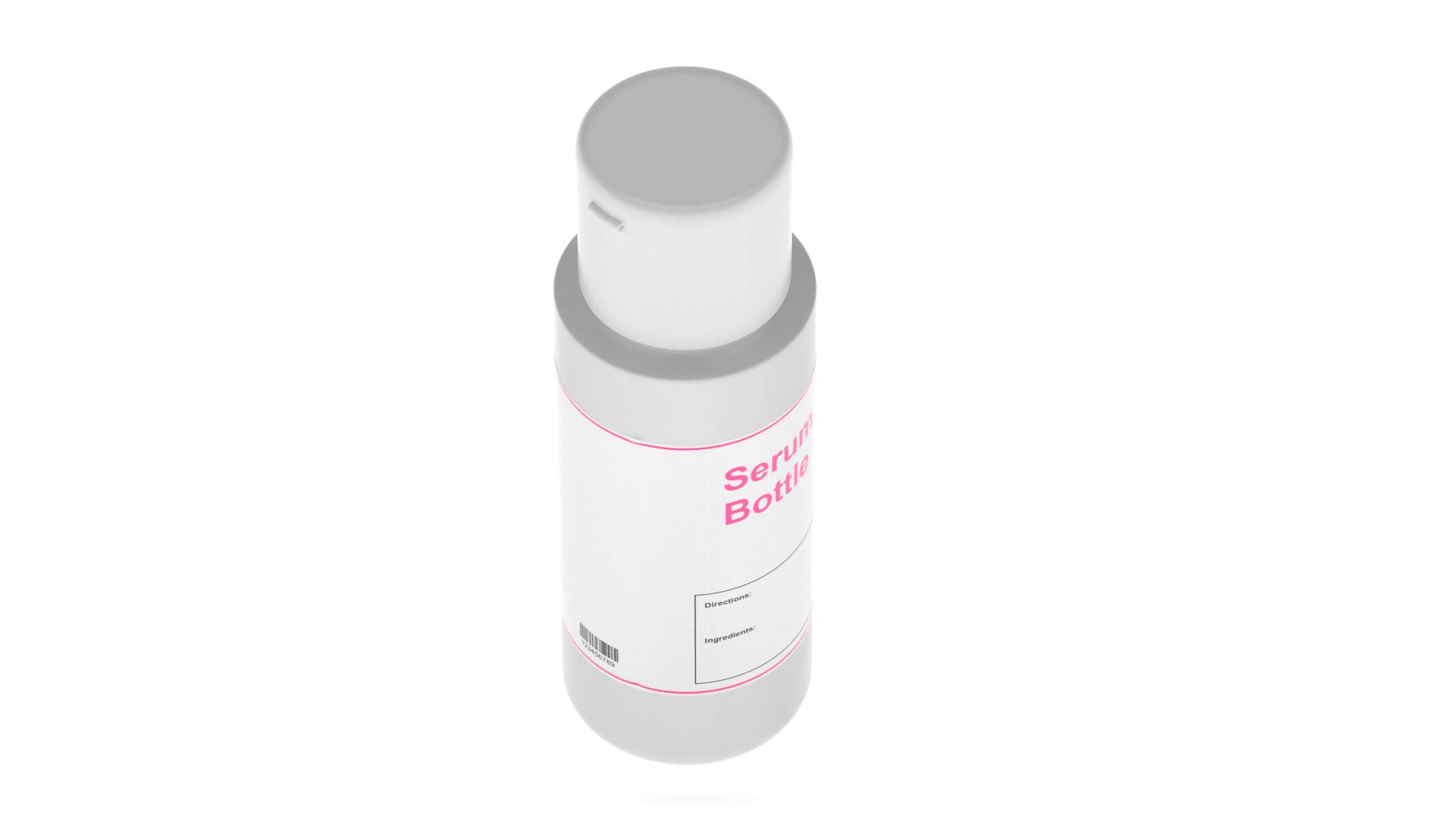 Serum Bottle - 3D Model by frezzy