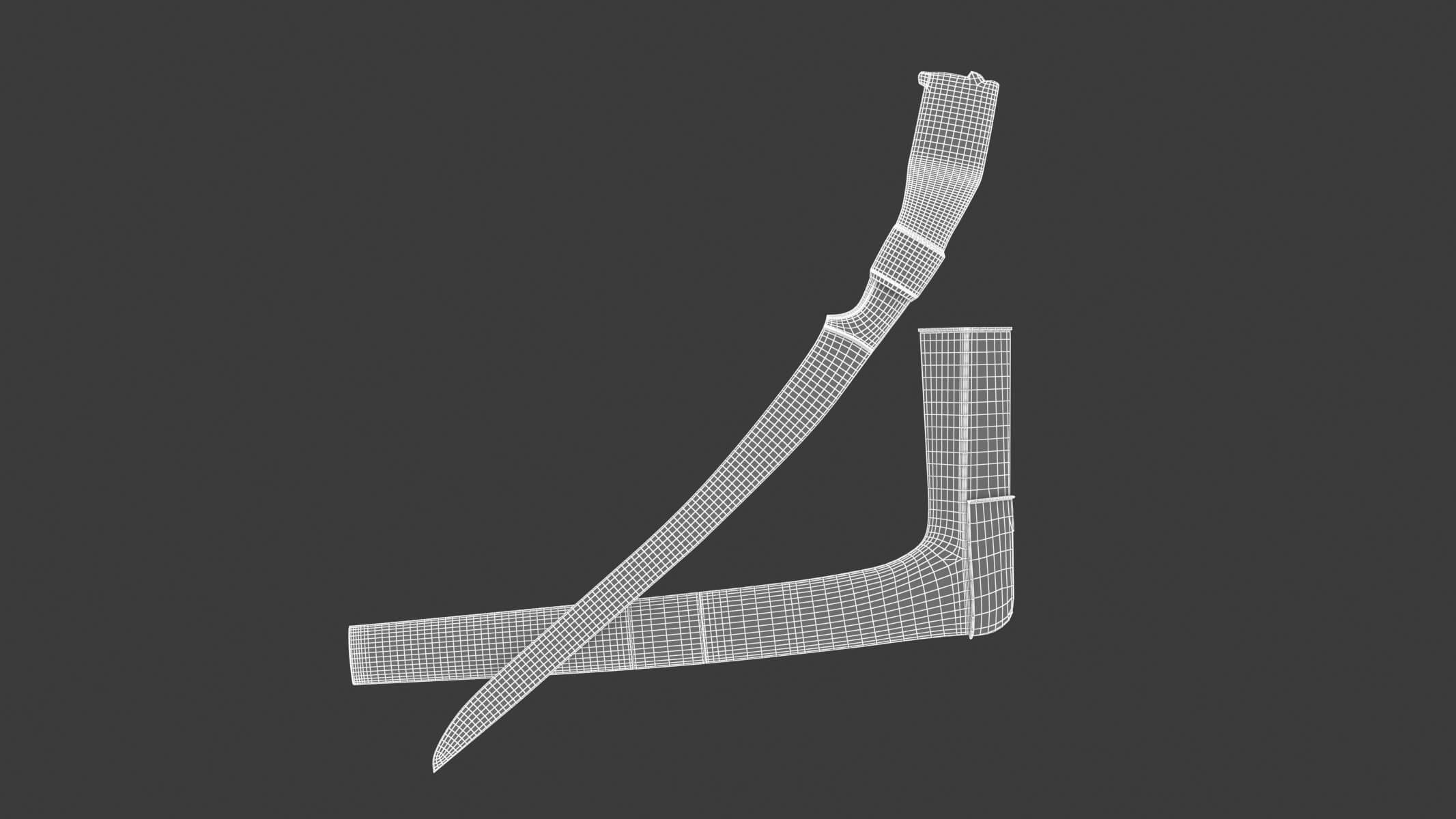 Sewar Dagger - 3D Model by frezzy