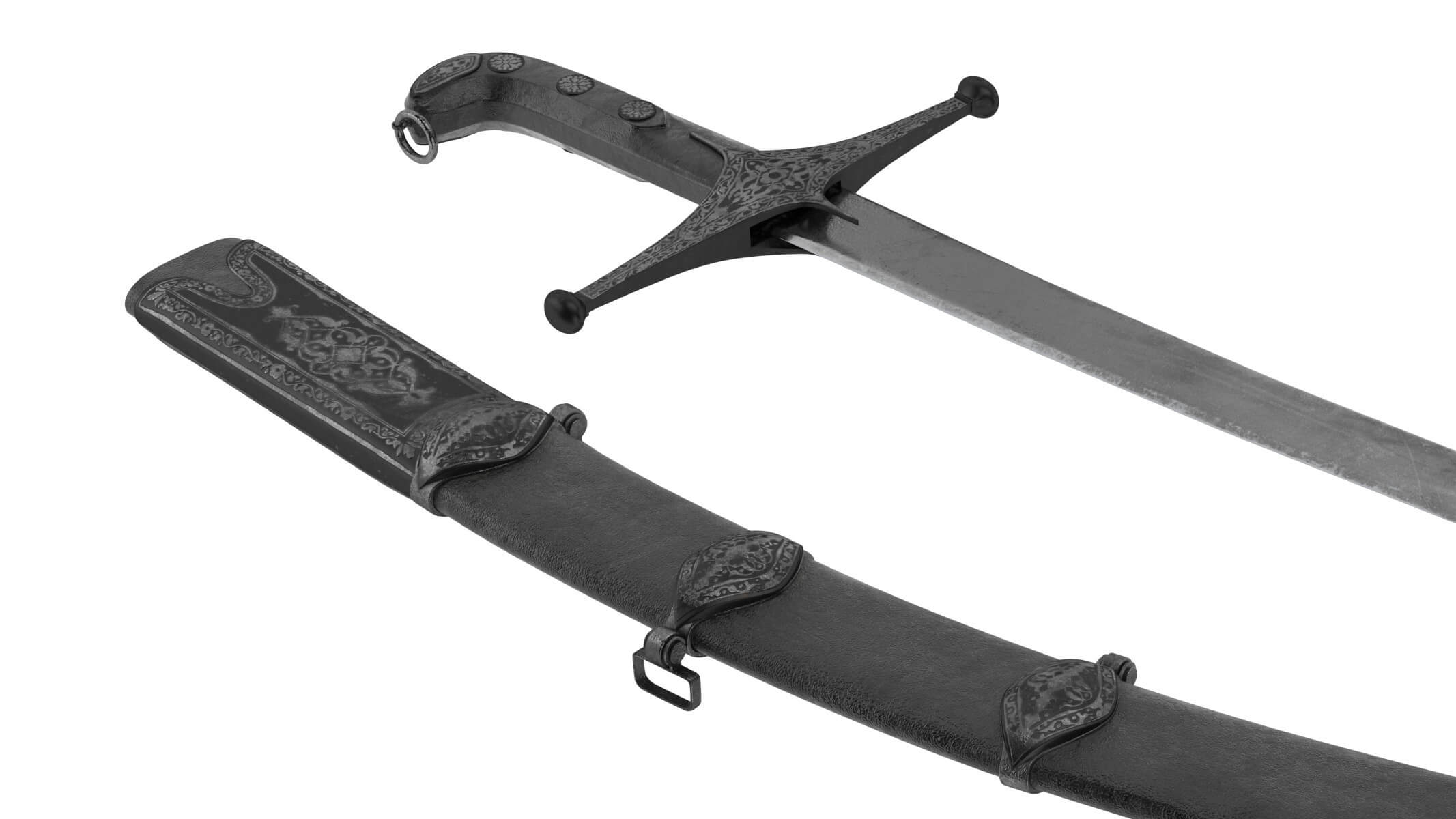 Shamshir - 3D Model by frezzy