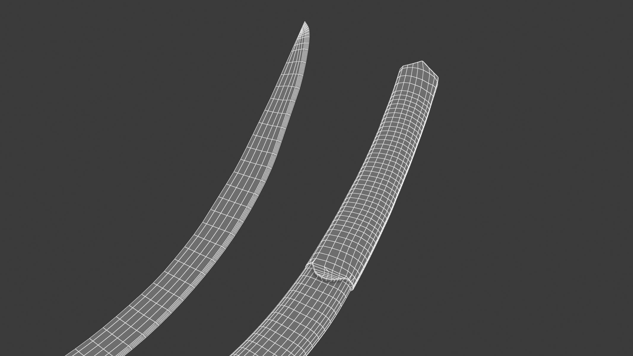 Shamshir - 3D Model by frezzy