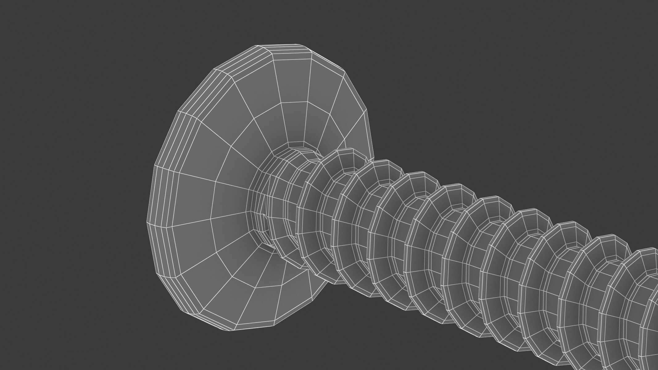 Sheet Metal Screw - 3D Model by frezzy