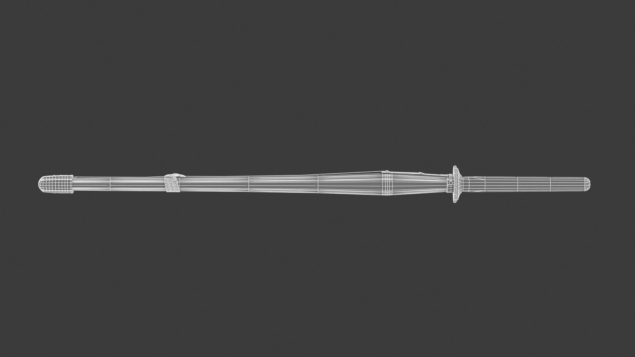 Shinai Sword - 3D Model by frezzy