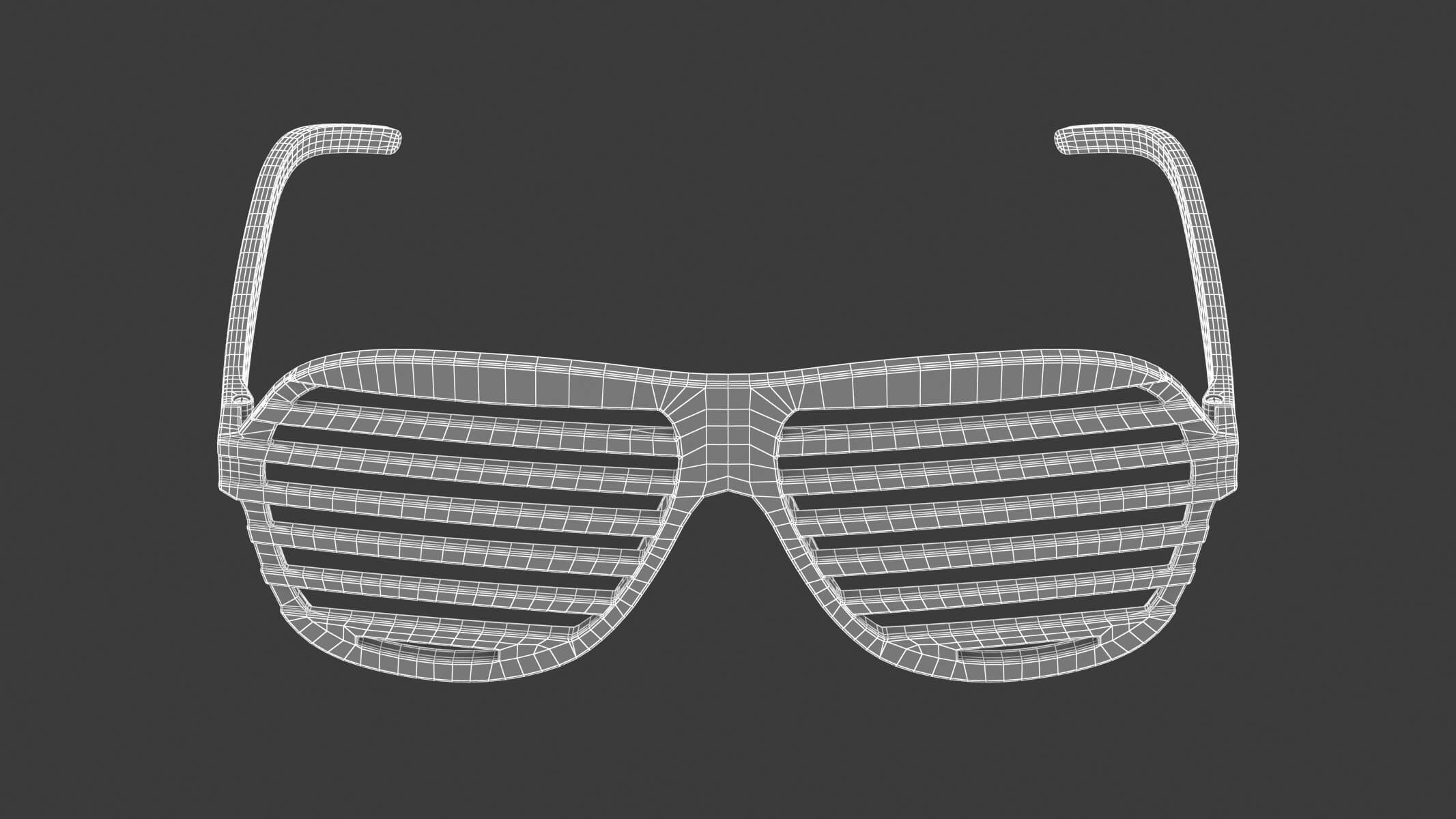 Shutter Glasses Green - 3D Model by frezzy