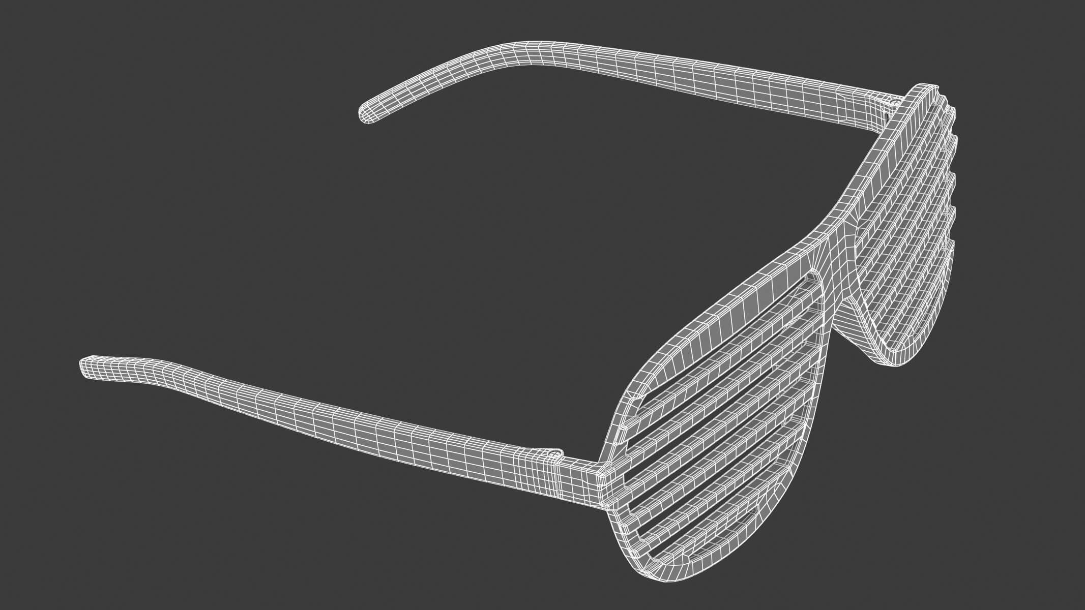 Shutter Glasses Green - 3D Model by frezzy