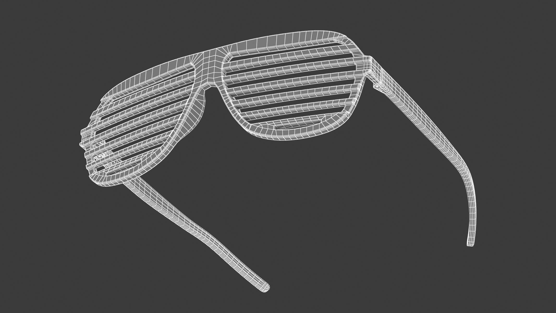 Shutter Glasses Green - 3D Model by frezzy
