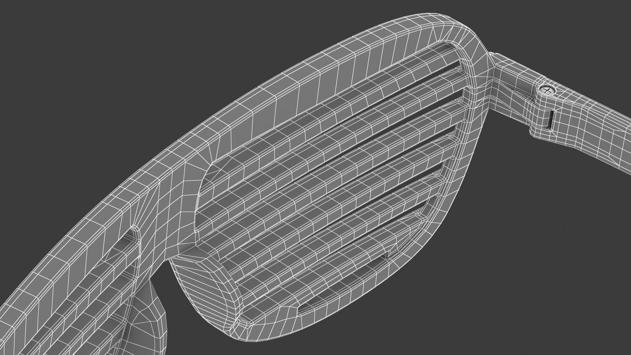 Shutter Glasses Green - 3D Model by frezzy